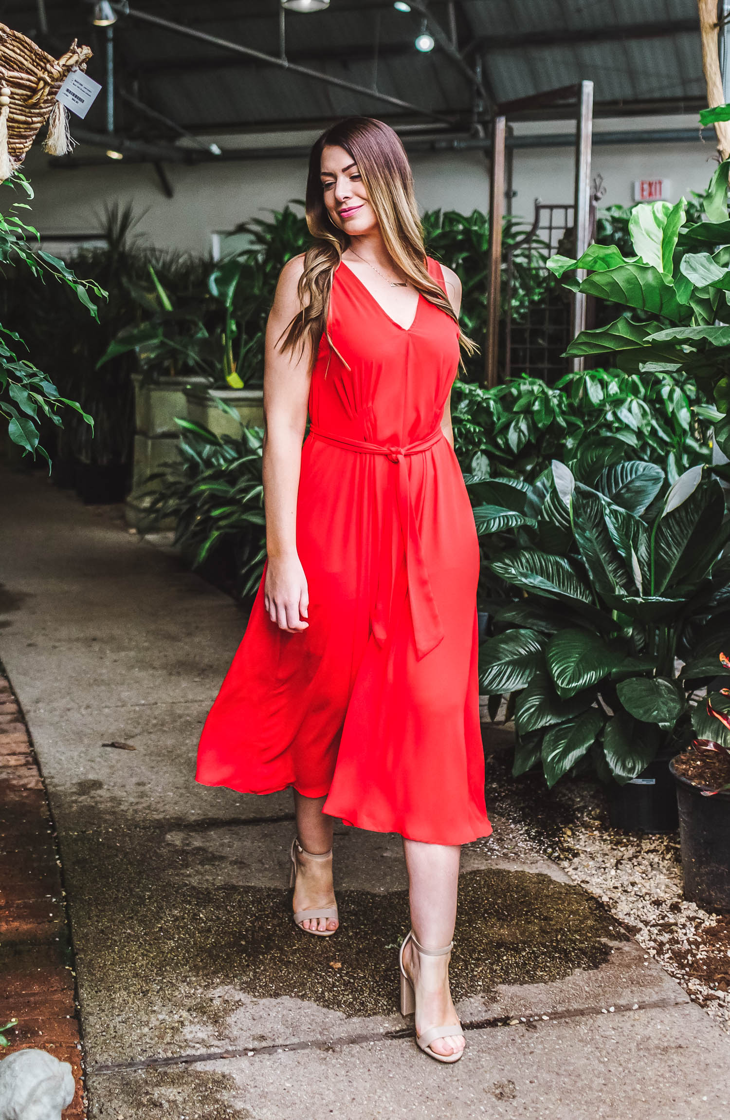 Riley V-Neck Pleated Maxi FINAL SALE – Trinity Clothing